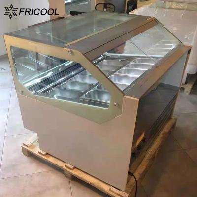 Cina Congelatore commerciale 220V 50HZ della vetrina di Gelato del ℃ di Fricool -18 in vendita