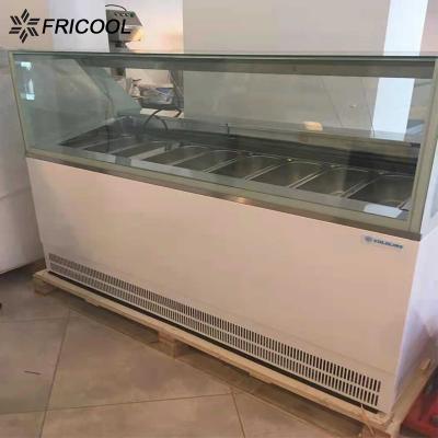 Cina Congelatore commerciale 220V 50HZ della vetrina di Gelato del ℃ di Fricool -18 in vendita