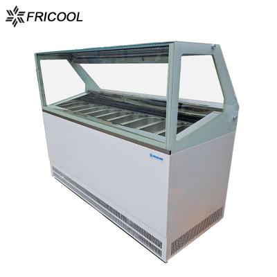 Cina Congelatore commerciale 220V 50HZ della vetrina di Gelato del ℃ di Fricool -18 in vendita