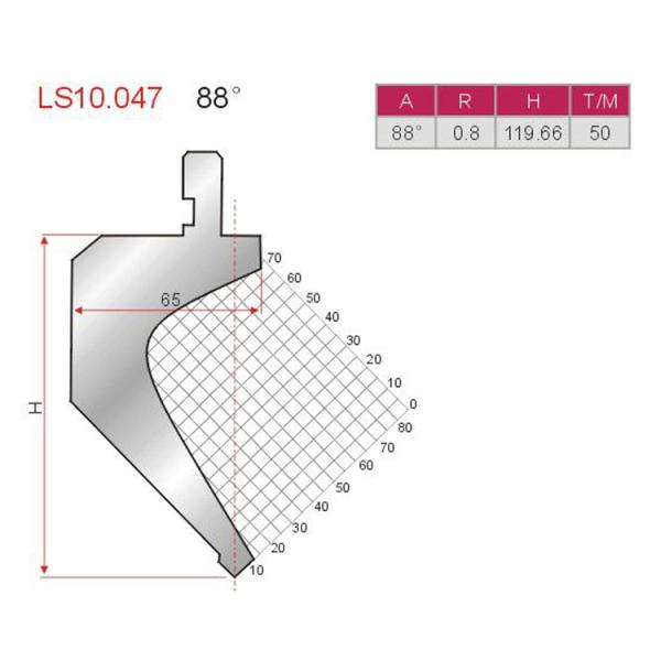 Quality CNC Gooseneck Press Brake Punch 42CrMo Metal Punch And Die for sale