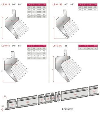 Cina 42CrMo Press Brake Punch Metal Mold Maker Gooseneck Punch HRC49 in vendita