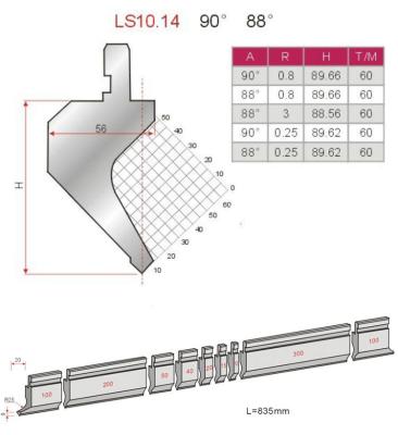 China Hydraulic Bending Custom Press Brake Tooling CNC Press Brake Tools for sale