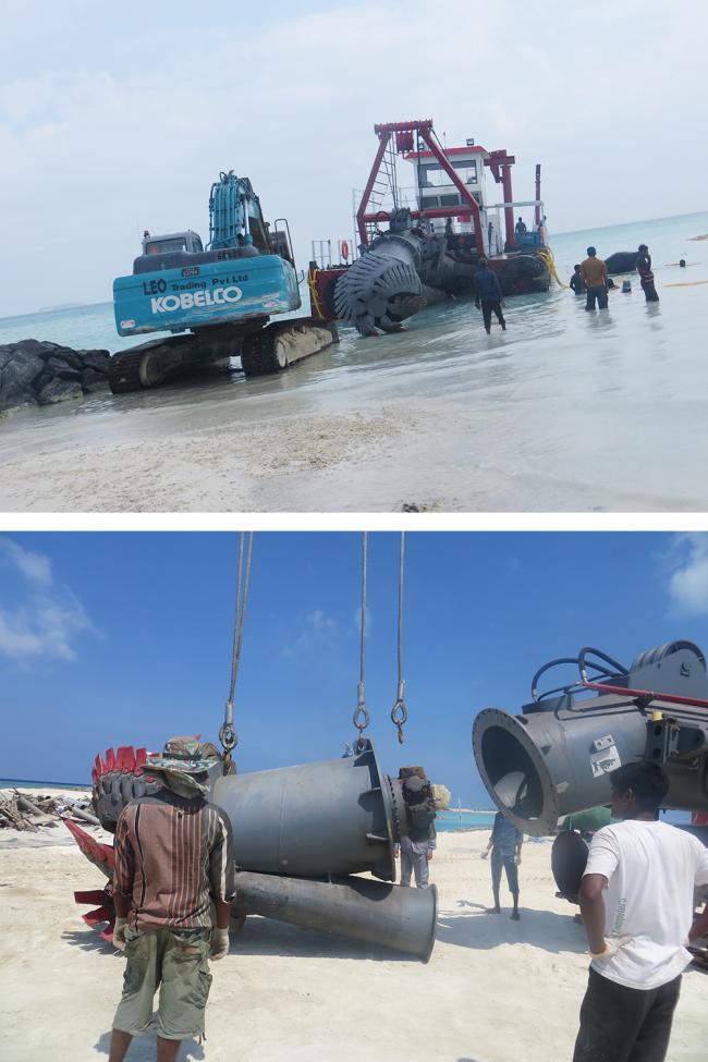 Dredger operator training session