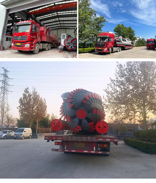 JMD650 Sea dredging suction dredger ship road transportation