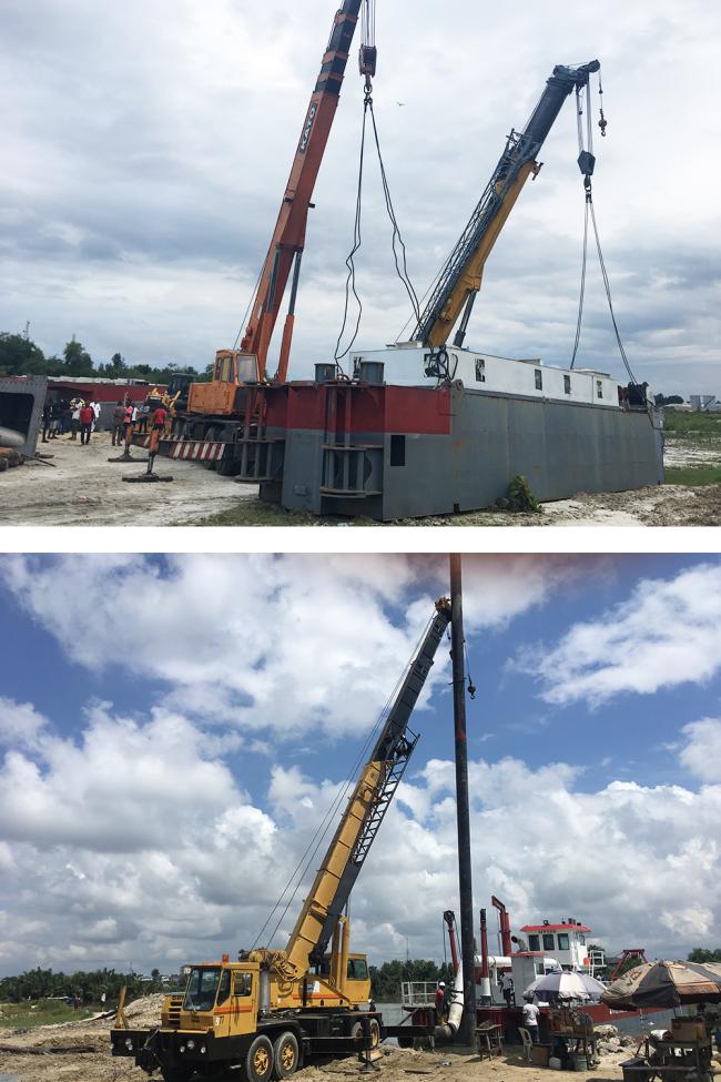JMD550 River Dredging Equipment Installation and Training