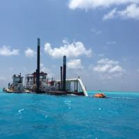 China Hydraulic Cutter Suction Dredger With Cutter Head For Sea Sand Dredging for sale