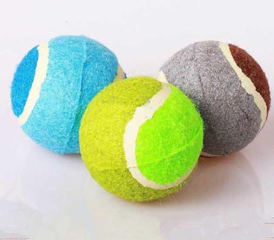 China 2.5inch promotional tennis ball with custom logo C grade for sale