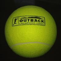 China 16 Inch Inflatable Jumbo Tennis Ball for Signatures and Brand Promotion for sale