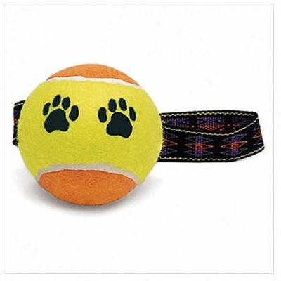 China 2.5inch pet tennis ball with rope string for sale