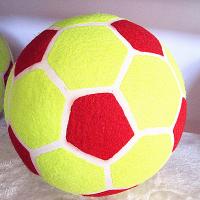 China Custom 6 Inch Tennis Ball for Signatures Promotional Rubber Polyester Waterproof for sale