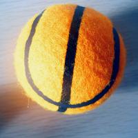 China 8.5 Inch Inflatable Jumbo Tennis Ball Polyester Felt Waterproof EN71 Certified for sale