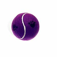 China Custom Logo Pet Chew Tennis Ball 1000 Units Bulk Natural Rubber Dog Toy for sale