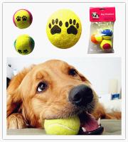 China Pet Chew Tennis Ball 2.5 Inch Durable Non-Toxic Dog Fetch Toy for sale