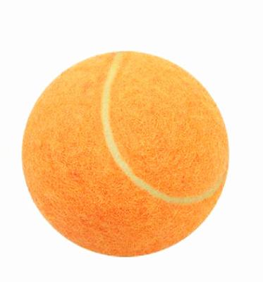 China orange  tennis ball for pet for sale