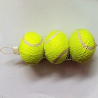China Small Pet Tennis Balls 2.5cm Natural Rubber Dog Balls Safe Non-Toxic for sale