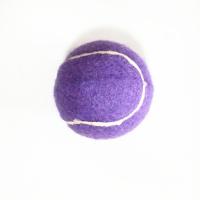 China 2.5 Inch Squeaky Ball Dog Toys Natural Rubber Pet Tennis Balls 5000pcs MOQ for sale