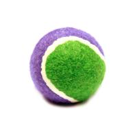 China Custom Logo Pet Tennis Balls 40mm Natural Synthetic Rubber Dog Balls Safe Non Toxic for sale