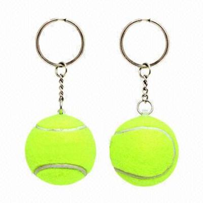 China promotional tennis ball with keychain 1.5'' for sale