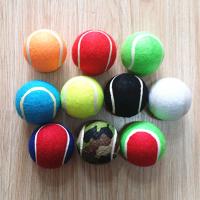 China Natural Rubber Pet Tennis Balls 5000pcs Custom Logo Dog Toys for sale