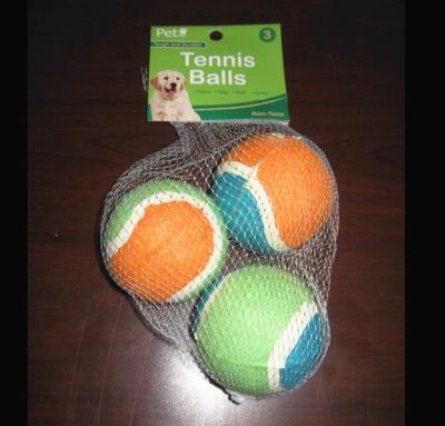 China dog tennis balls tough and durable new  in package for sale