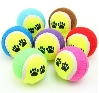 China HARD DOG PUPPY PET TENNIS CHEW PLAY BALLS TOYS SHOOT THROW TOUGH FETCH NEW for sale