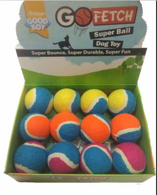 China SUPER BALL SPONGE DOG TENNIS BALL DURABLE SUPER BOUNCE FUN PET PUPPY BALLS BULK for sale