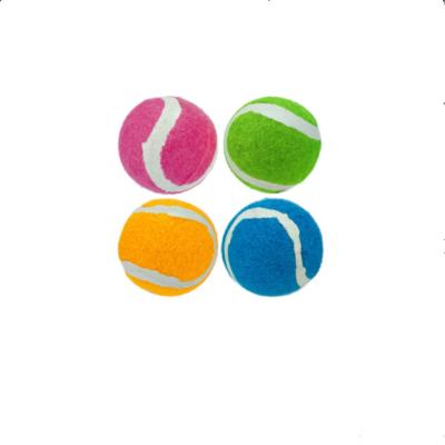 China 2pk squeaky dog tennis balls for sale