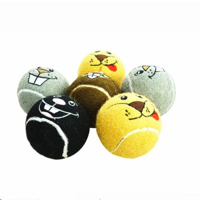 China Paw&claws extra strong pet tennis balls 3pack for sale