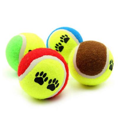 China WORLD OF PETS SQUEAKY TENNIS BALL DOG TOY 2 PACK for sale