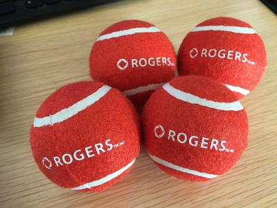 Juguete de pelota de perro de pelota de tenis de 2,5 pulgadas para entrenamiento de mascotas