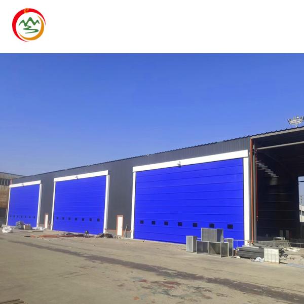 Quality Industrial Wind-Resistant PVC Stacking Door Fast High-Speed Roll-Up Flexible Shutters Folding Open Style for Workshops for sale