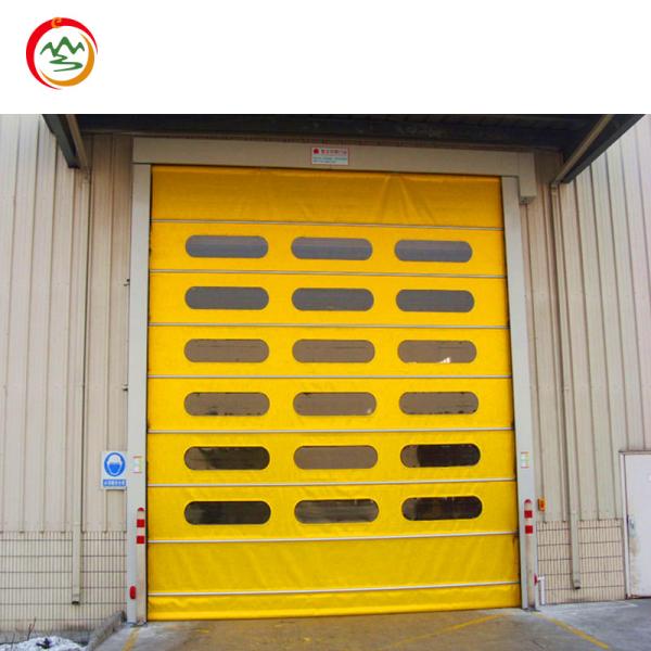 Quality Wholesale Custom Fast Industrial Warehouse Indoor Roller Shutter PVC Fast Door Geomagnetic Induction Fast Roller Shutter Door for sale