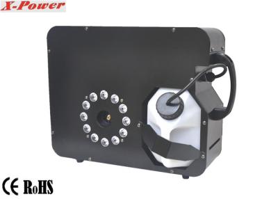 China 12 * 3W RGB 1500w herauf LED-Nebel-Maschine mit drahtloser Rauch-Maschine X-01 DMX 512 zu verkaufen