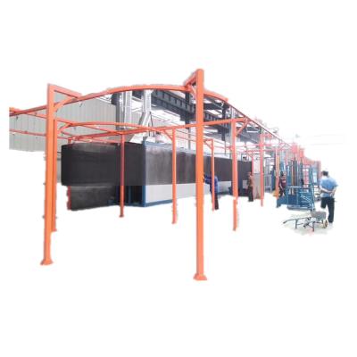 China Quality Dust Removal Low Consumption Powder Automatic Electrostatic Painting Spray Equipment Line for sale
