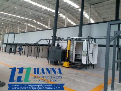 China Electrostatic Automatic Powder Paint Spraying Coating Line from China for sale