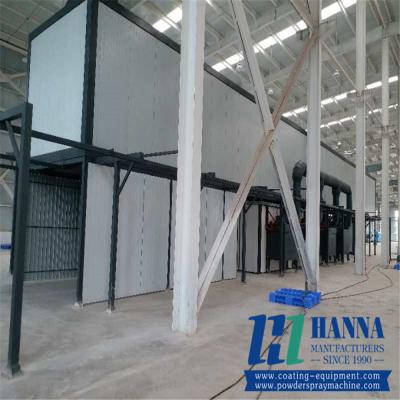 China Automatic powder spray coating line for mass production metal products for sale