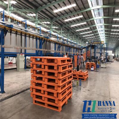 China Automatic Chassis Manual Shell Electrostatic Powder Spray Coating Production Line for sale