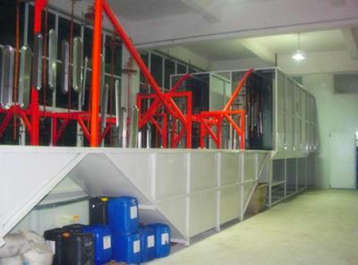 China High quality powder coating line with pretreatment and cyclone recycle system for sale