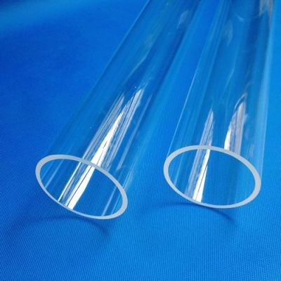 China Fused silica quartz tube clear glass cylinder content Clear quartz glass tube for sale
