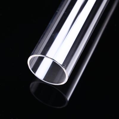 China Jiangsu factory sale high purity quartz glass tube waterproof for uv lamps insulation of thermal electric for sale