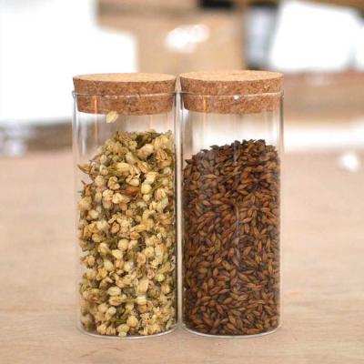 China NEW customer made high quality glass test tube with cork and both ends open glass cylinder buying from manufacturer fro for sale