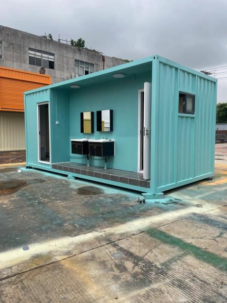 Stile sud-est asiatico Design moderno Mobile plastica chimica Bagno mobile Casa prefabbricata semplice con stile moderno