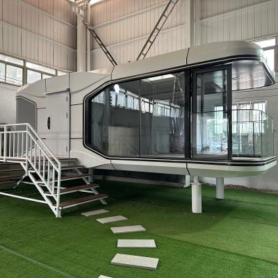 China Moderne prefab mobiele woonhuis voor hotel villa hot style modern ingericht buitenspanspace capsule huis Te koop