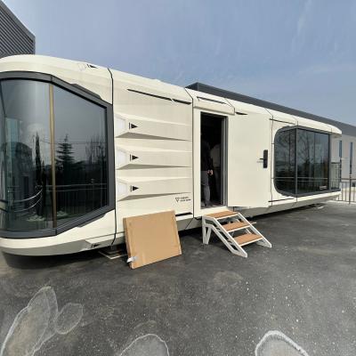 China Modular Capsule Hotel Outdoor Prefab Space Capsule House for Customers Request for sale