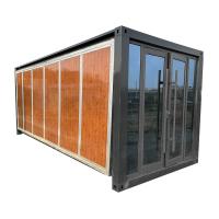 China 40ft Flat Pack Container House Galvanized Steel Mobile Living Solution 3m Width for sale