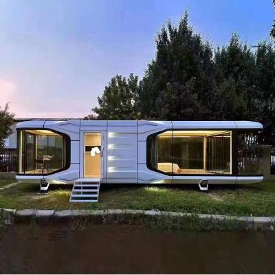 China Direct Supply Outdoor Space Capsule House Movable Home Capsule House Electricity Sockets Steel Commercial Space for sale