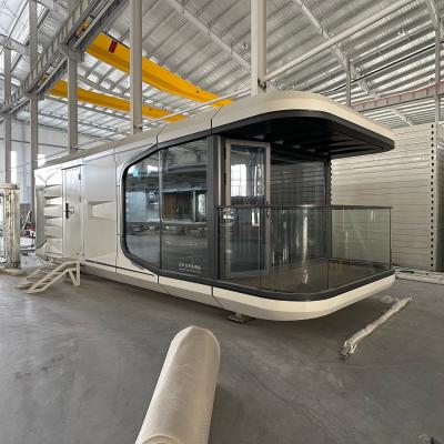 China Hotel Luxury Mobile Container House with Outdoor Space Capsule and Commercial Space Design for sale