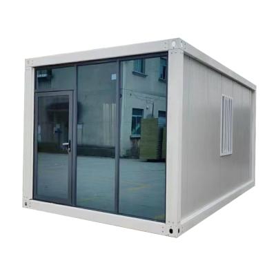 China Easy Installation Water Proof Stable 20 40 ft Customized Sandwich Panel Prefab Container House with Steel Structure for sale