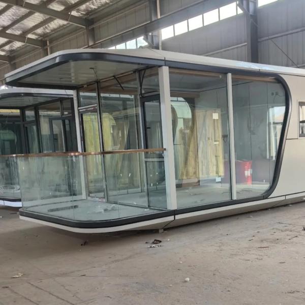 Quality Hotel Container Houses with Modern Luxury Space Capsule Design for sale