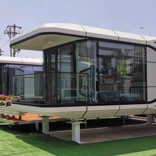 Quality Outdoor Prefab Space Capsule House for Hotel in 20'/40' Container Transport and for sale
